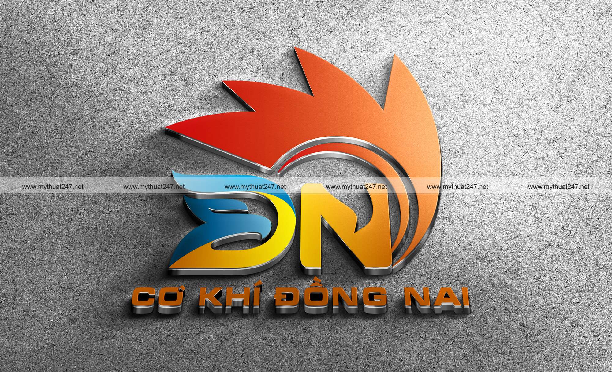 Thiết kế logo công ty tnhh tm sản xuất cơ khí công nghiệp đồng nai